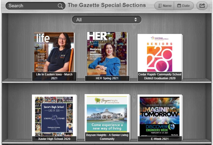 Special Section Publication Examples | The Gazette